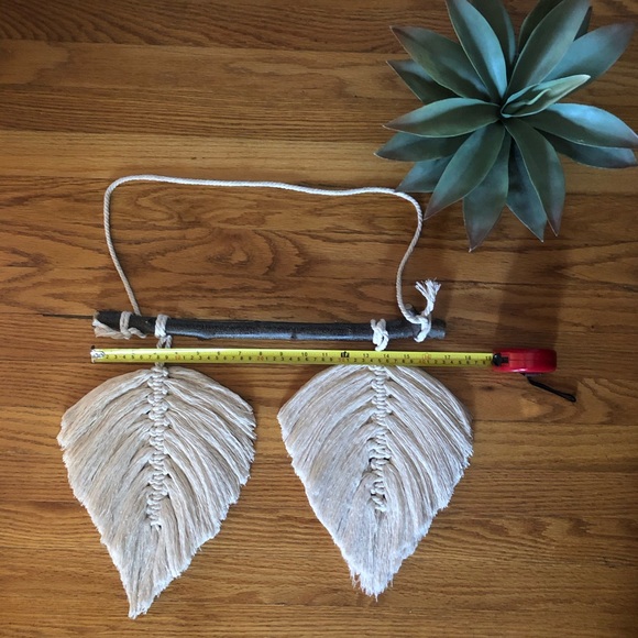 Wall Decor | Macrame Feather Wall Hanging | Poshmark